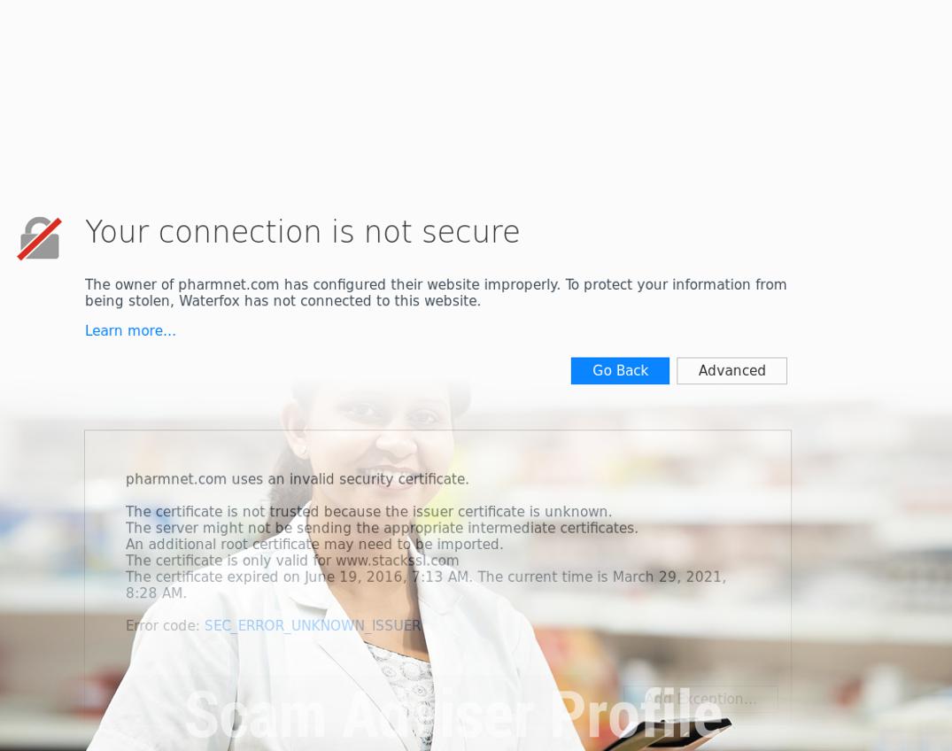 Scam Adviser Review – A Dragnet Pharmacy | Wilson Medical Center ...