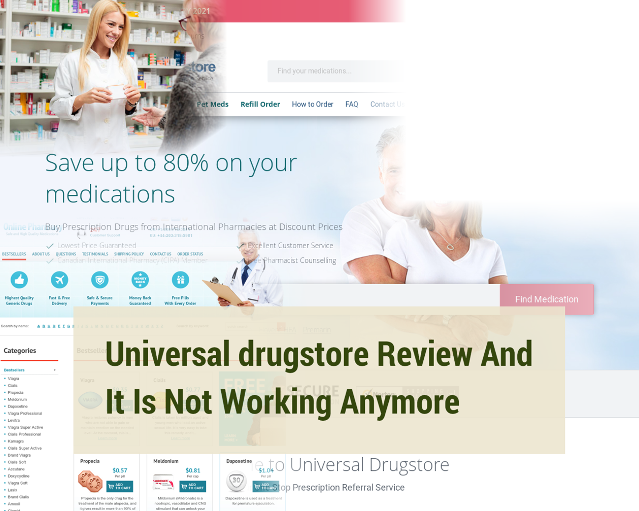 Universal Drugstore Review And It Is Not Working Anymore | Wilson ...